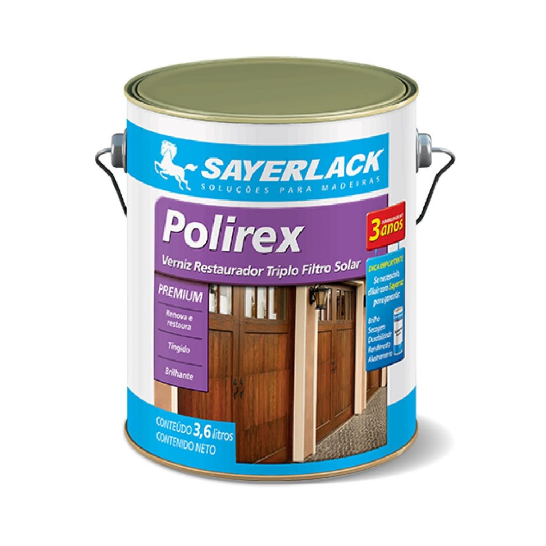 SAYERLACK – POLIREX – VERNIZ PREMIUM RESTAURADOR – Rota das Tintas